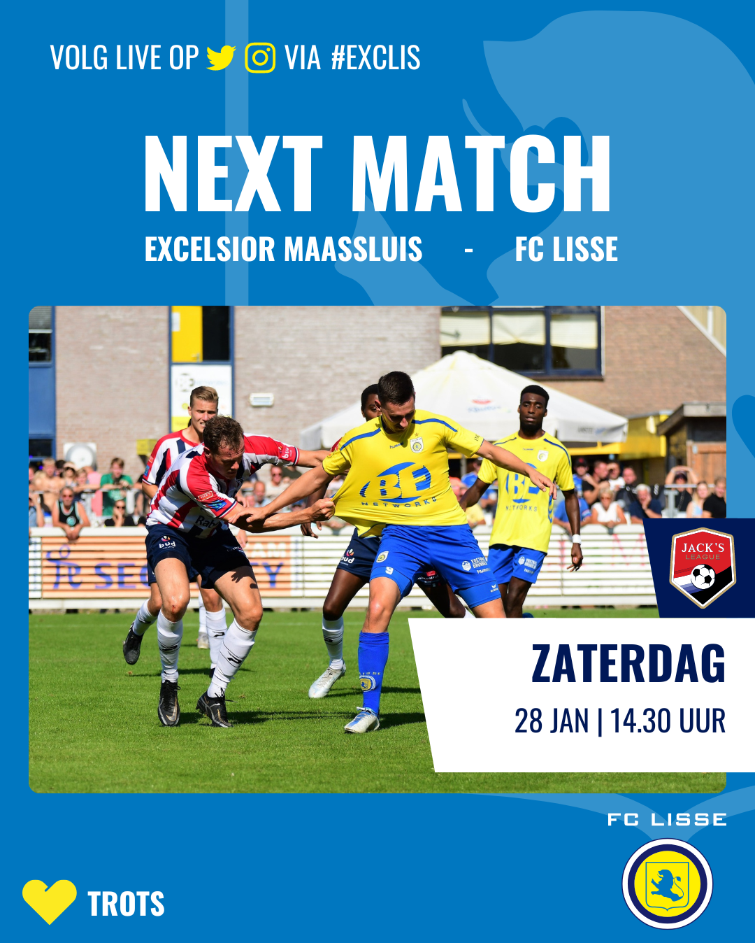 Voorbeschouwing Excelsior Maassluis - FC Lisse - FC Lisse