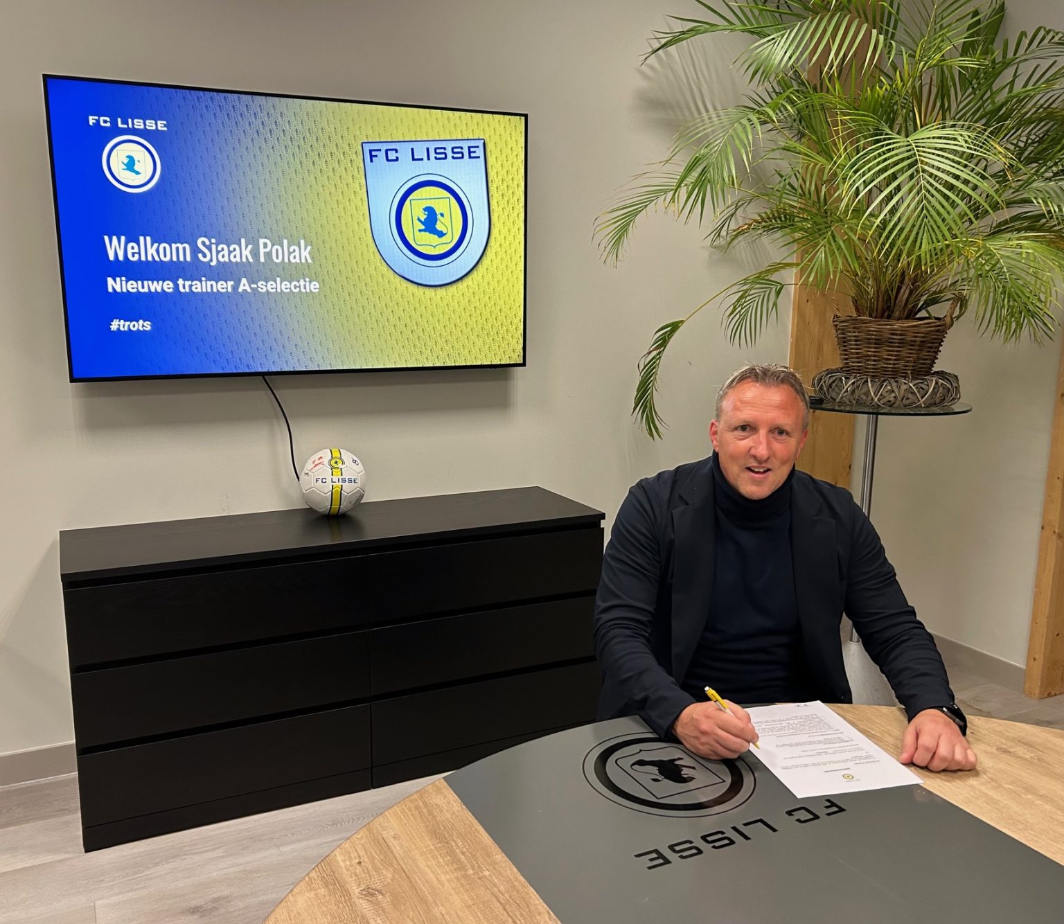Sjaak Polak nieuwe trainer FC Lisse - FC Lisse